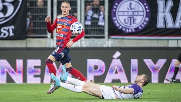 A kilencedik helyezett Újpest FC látogat hétfőn este a MOL Aréna ...